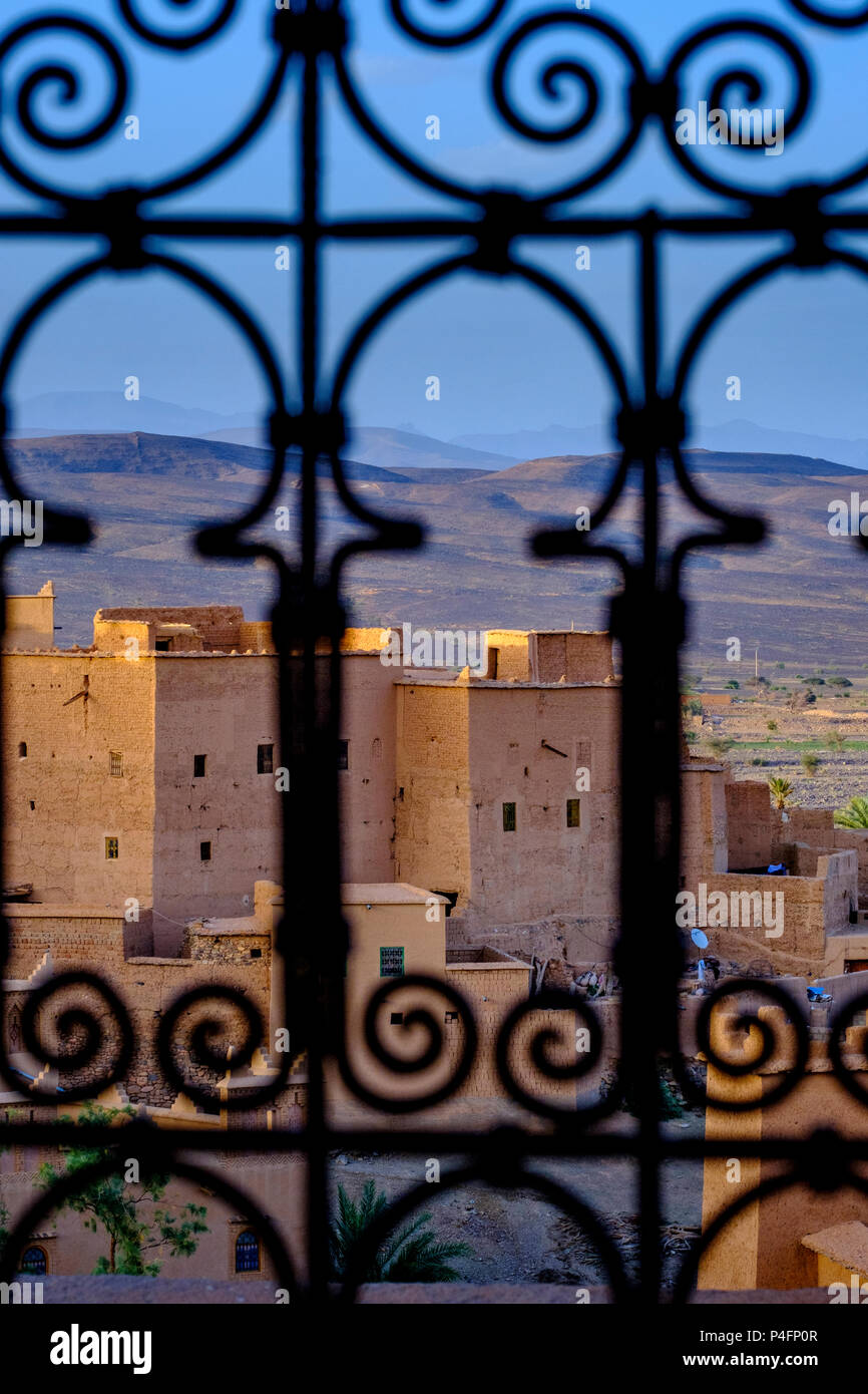 Rooftops of N'Kob, Morocco Stock Photo - Alamy