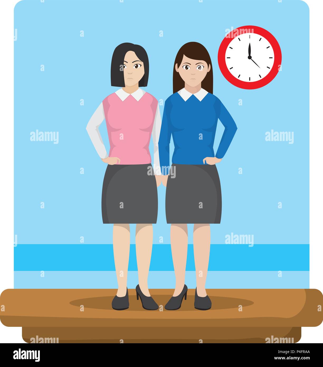 Young professional female project manager Stock Vector Images - Alamy