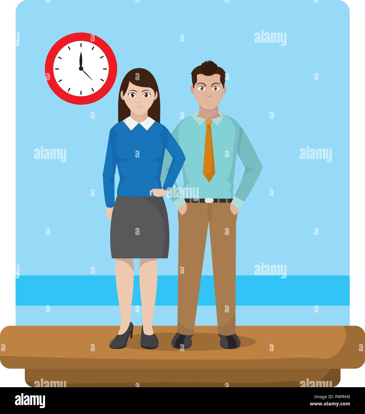 businesspeople professional occupation job project Stock Vector Image ...