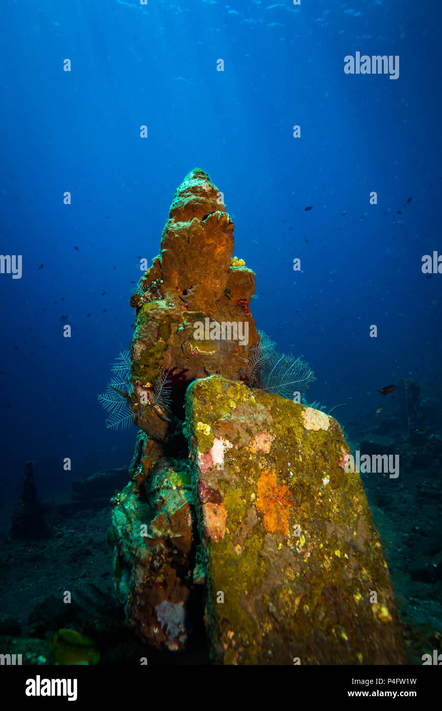 Underwater temple on Bali. Indonesia Stock Photo - Alamy