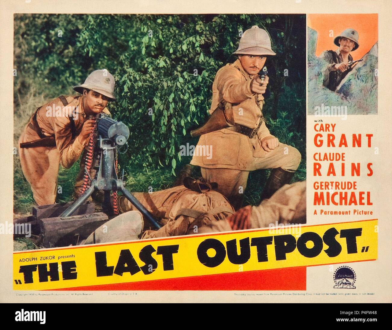 Original Film Title: THE LAST OUTPOST. English Title: THE LAST OUTPOST. Film Director: CHARLES ...