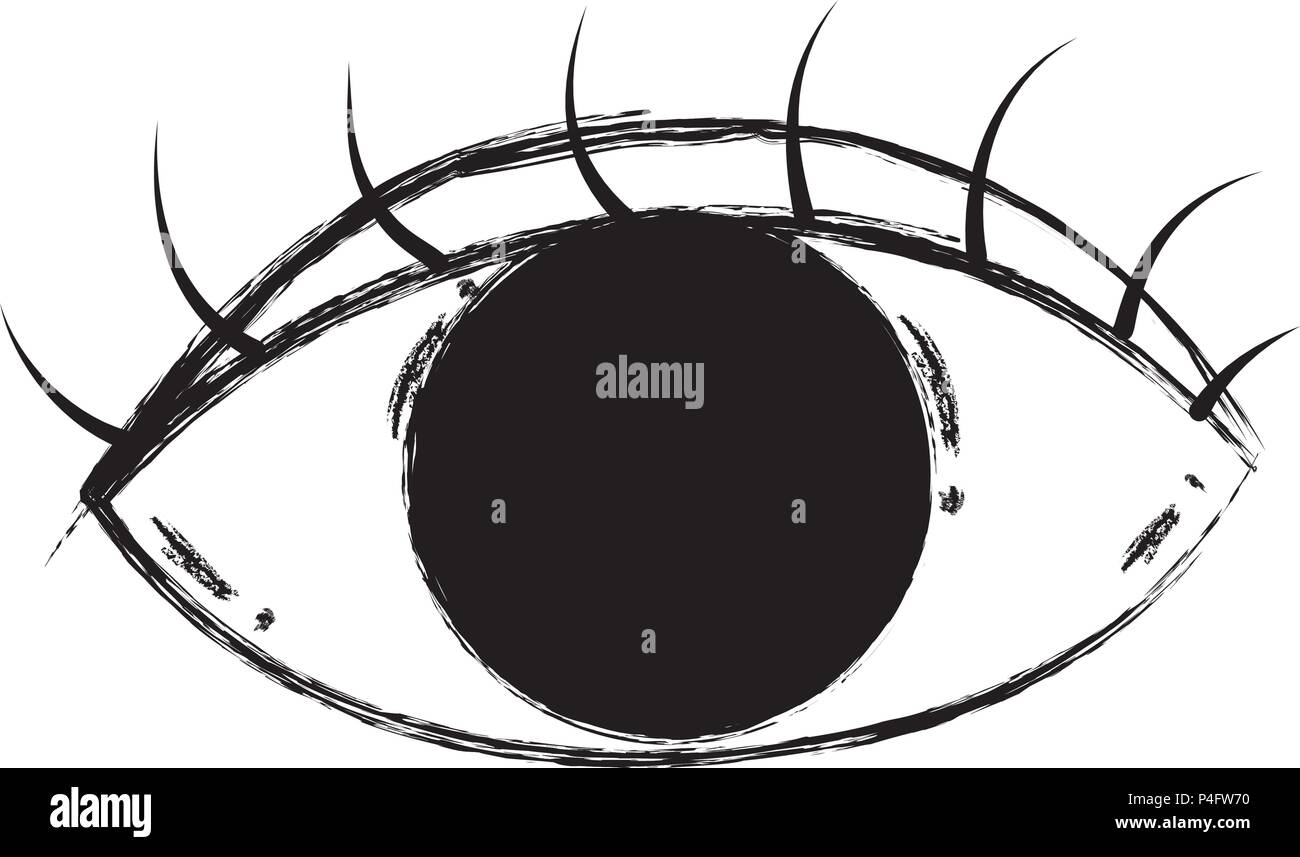 grunge human graphic vision eye design Stock Vector Image & Art - Alamy