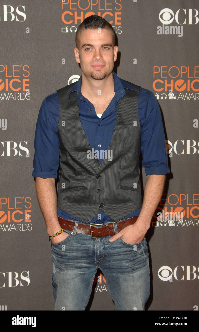Mark Salling at the Peoples Choice Awards 2010 Nokia Theatre at LA Live ...