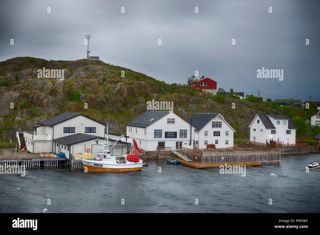 The island community of Skrova, Lofoten Islands, Norway Stock Photo - Alamy