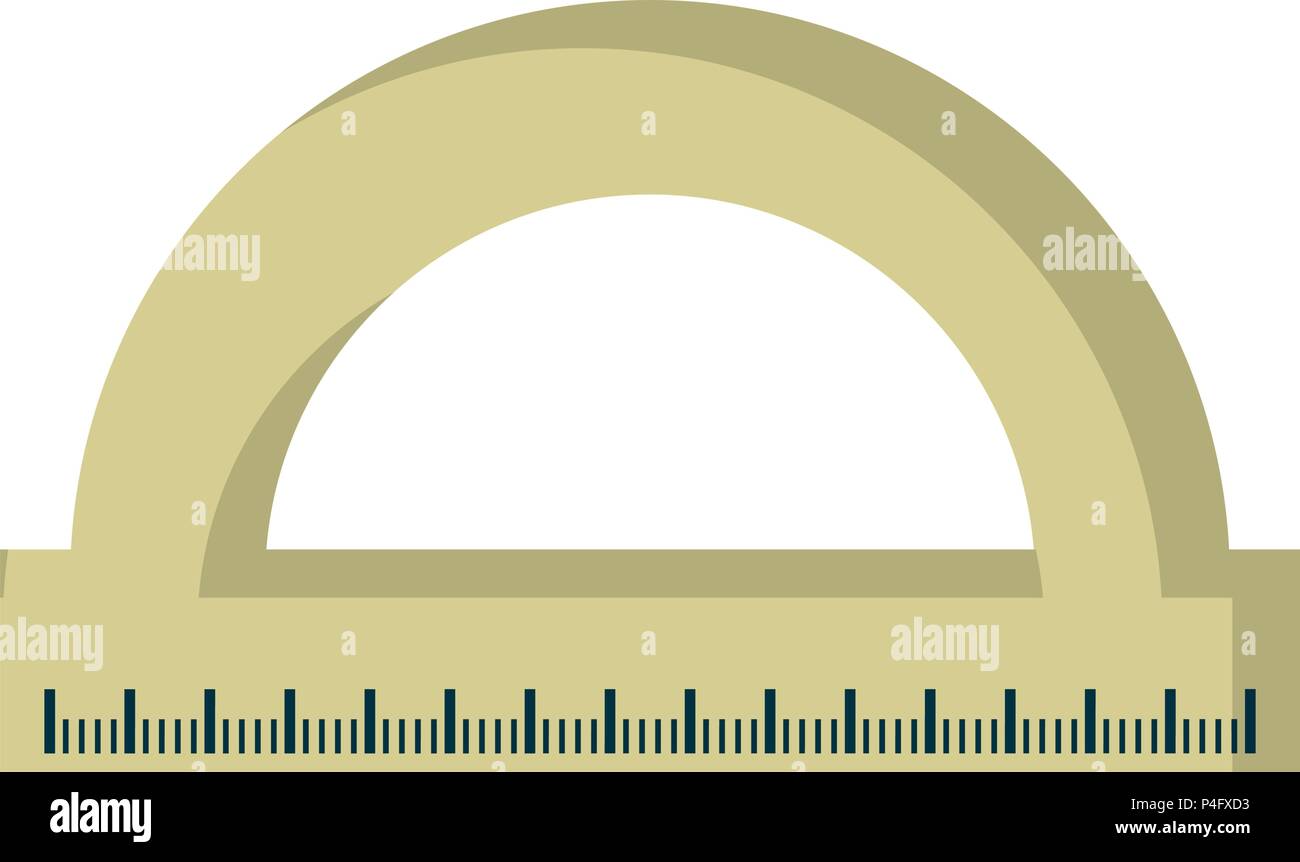 protractor education design school tool Stock Vector Image & Art - Alamy