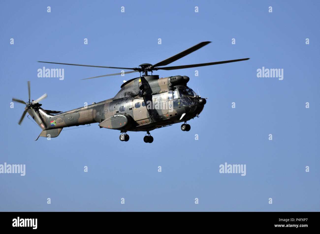 Oryx helicopter of the South African Air Force Stock Photo - Alamy