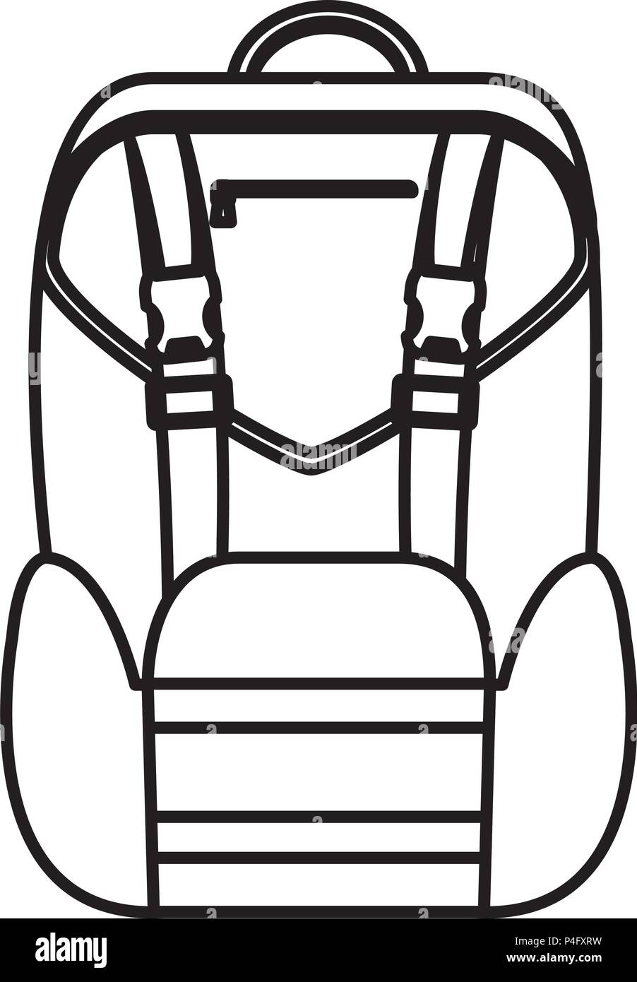 line backpack education design school tool Stock Vector Image & Art - Alamy