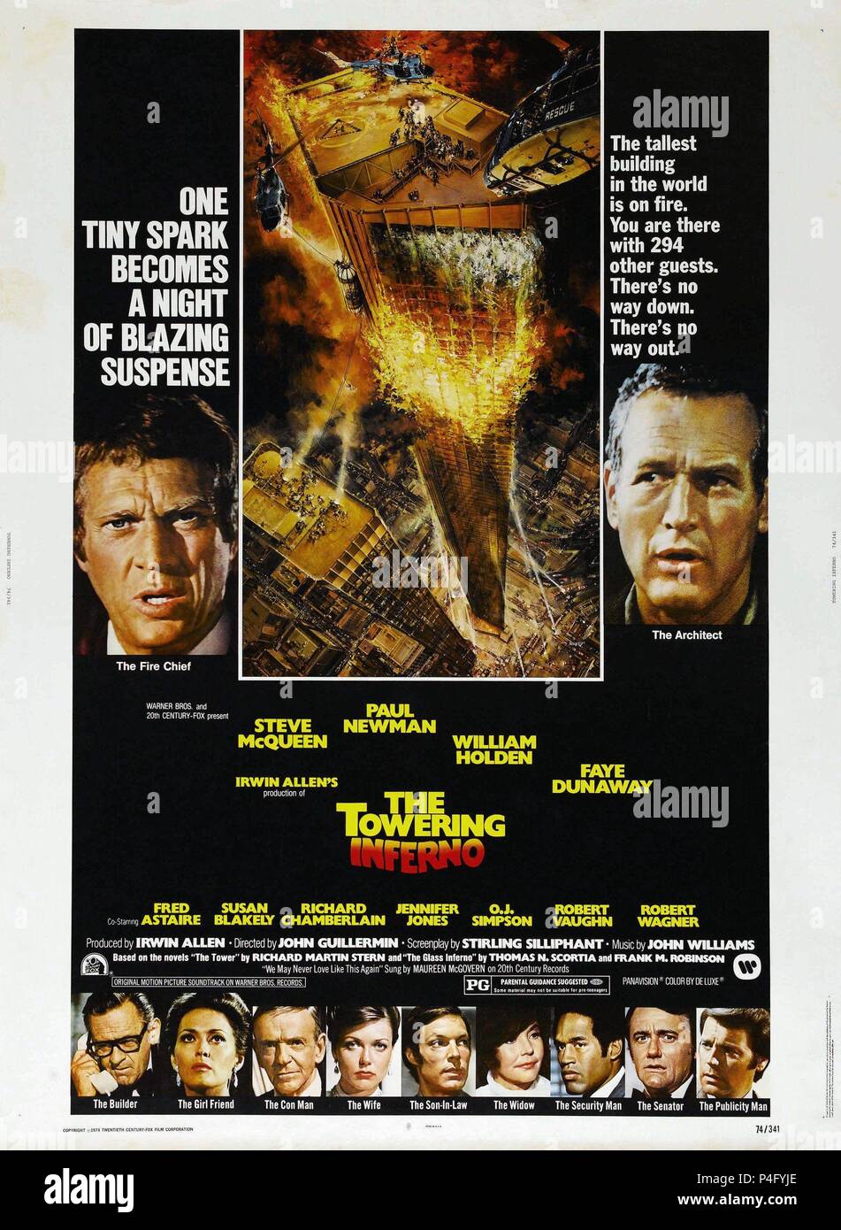 Original Film Title: THE TOWERING INFERNO. English Title: THE TOWERING ...