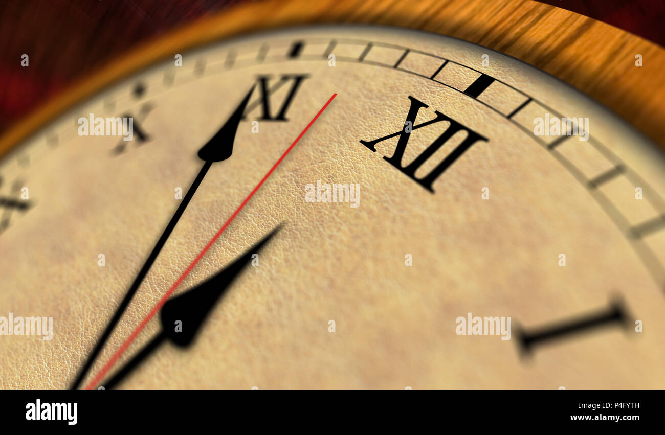 Retro clock face hi-res stock photography and images - Alamy