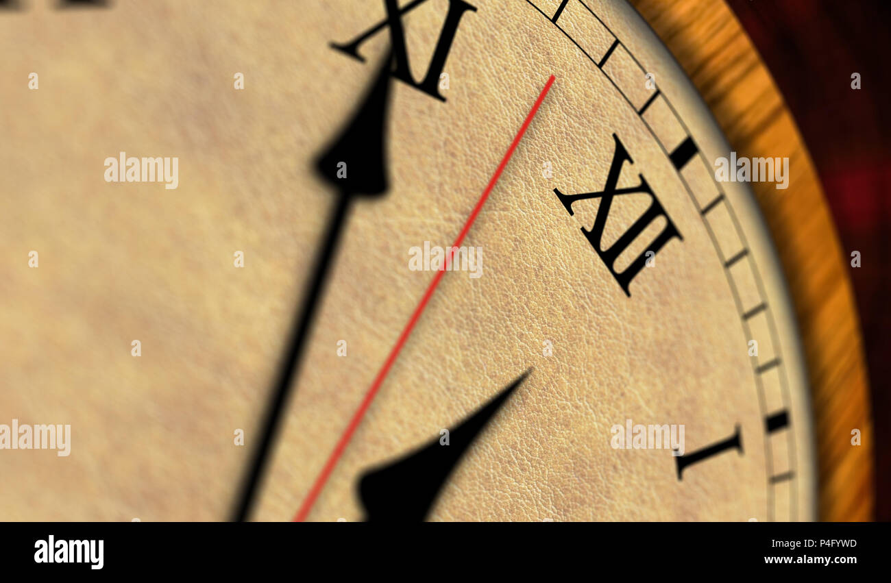 Retro clock face hi-res stock photography and images - Alamy
