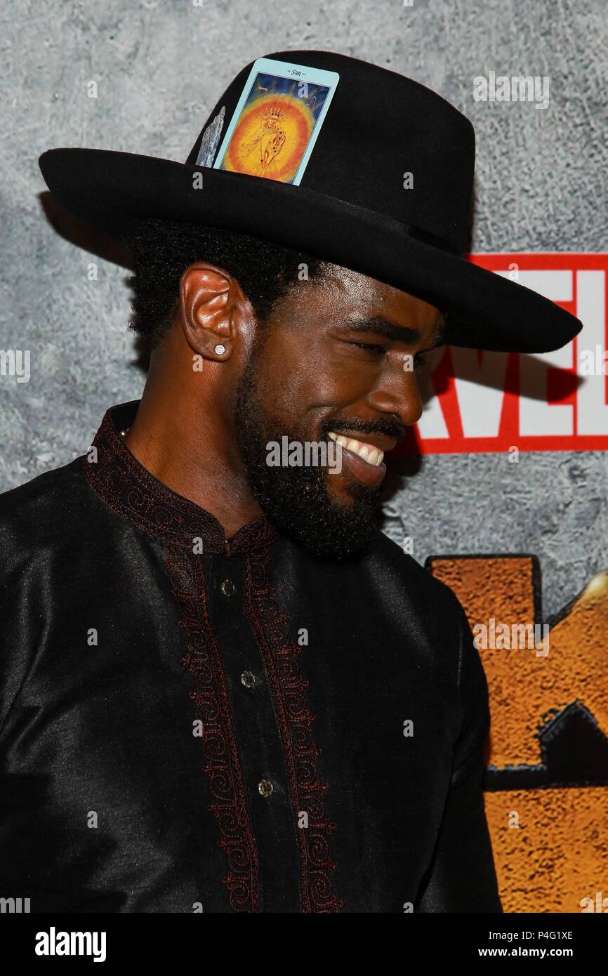 Mustafa Shakir at arrivals for Marvel's LUKE CAGE Season Two Premiere ...
