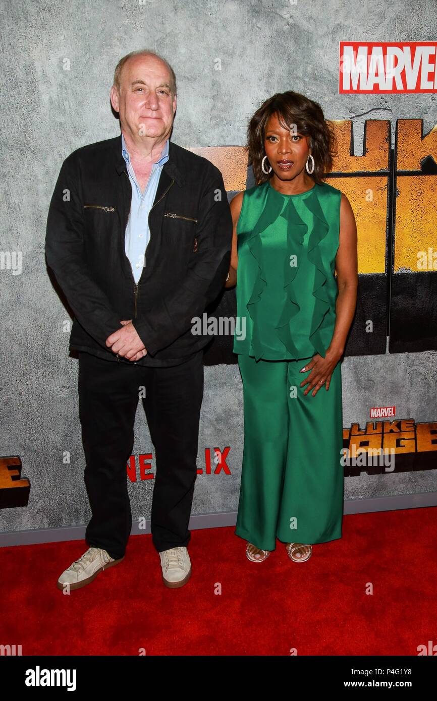 New York, NY, USA. 21st June, 2018. Jeff Loeb, Alfre Woodard at ...