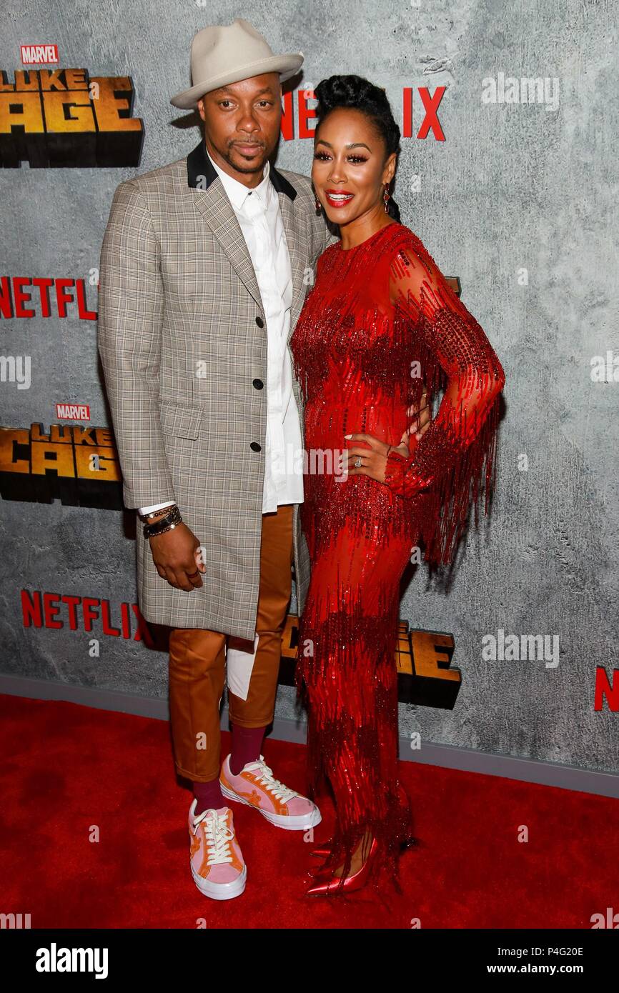 New York, NY, USA. 21st June, 2018. Dorian Missick, Simone Missick at ...