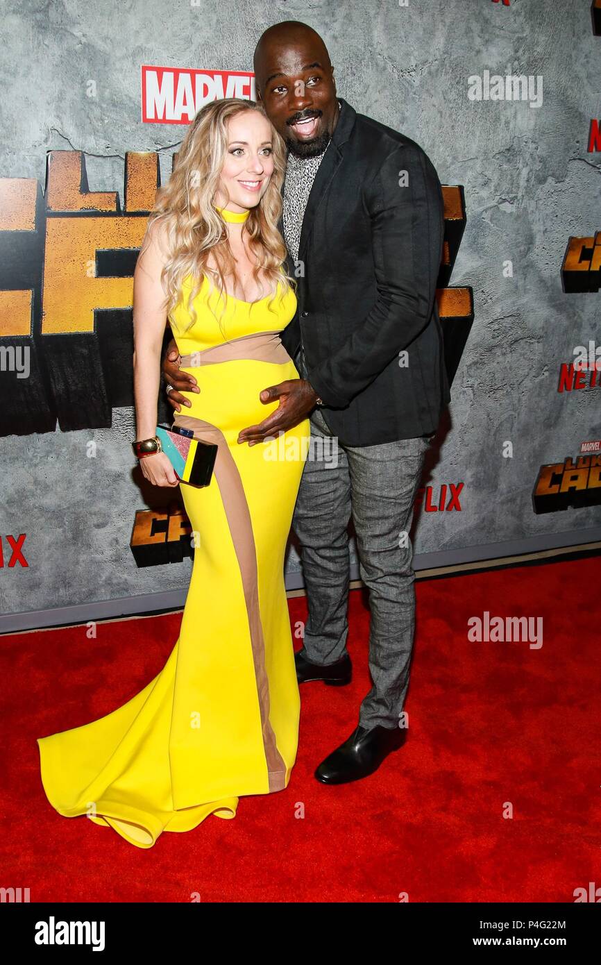 New York, NY, USA. 21st June, 2018. Mike Colter, Iva Colter at arrivals ...