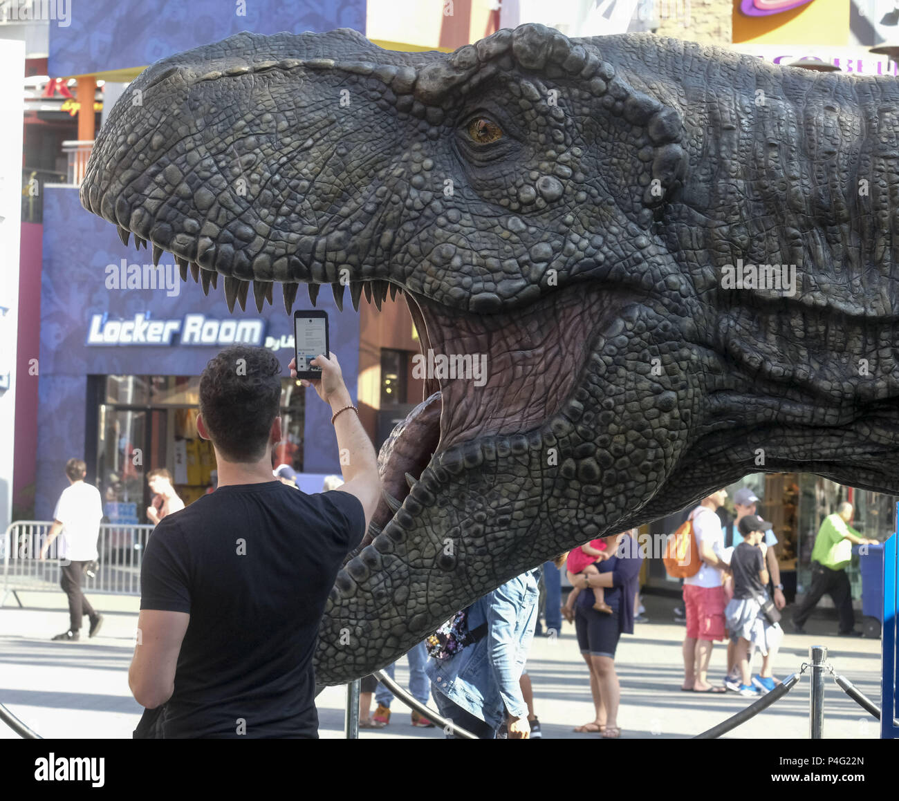 Los Angeles, California, USA. 21st June, 2018. Universal CityWalk is L ...