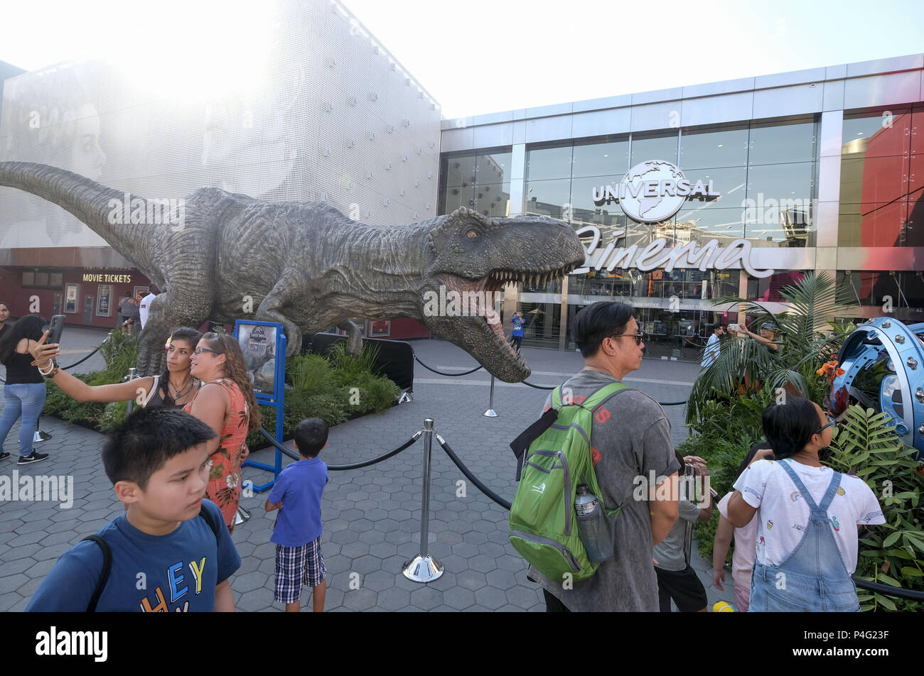 Los Angeles, California, USA. 21st June, 2018. Universal CityWalk is L ...