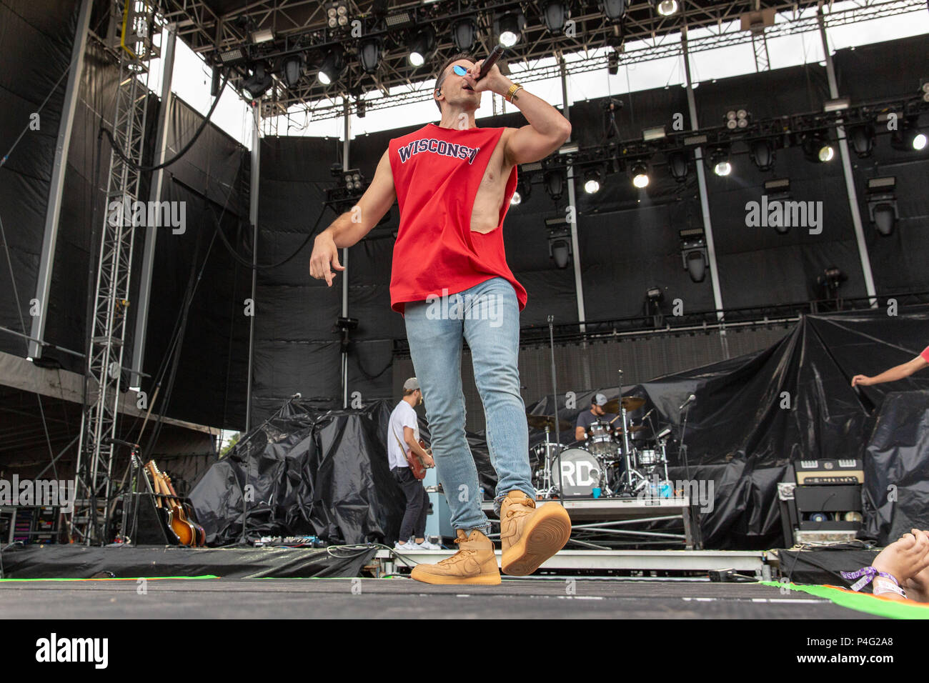 Oshkosh, Wisconsin, USA. 21st June, 2018. RUSSELL DICKERSON during ...