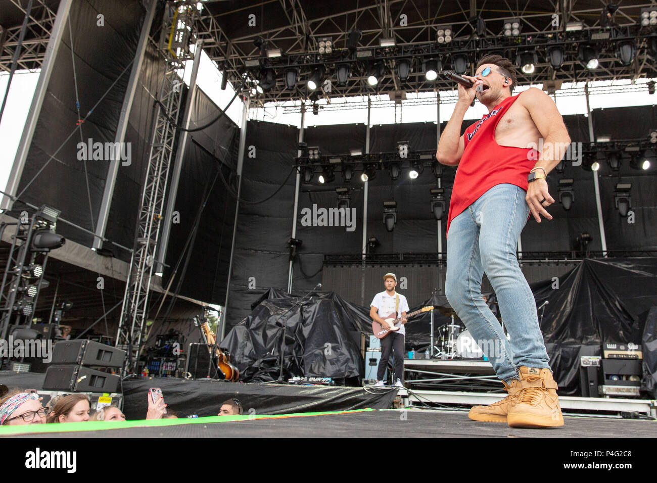 Oshkosh, Wisconsin, USA. 21st June, 2018. RUSSELL DICKERSON during ...