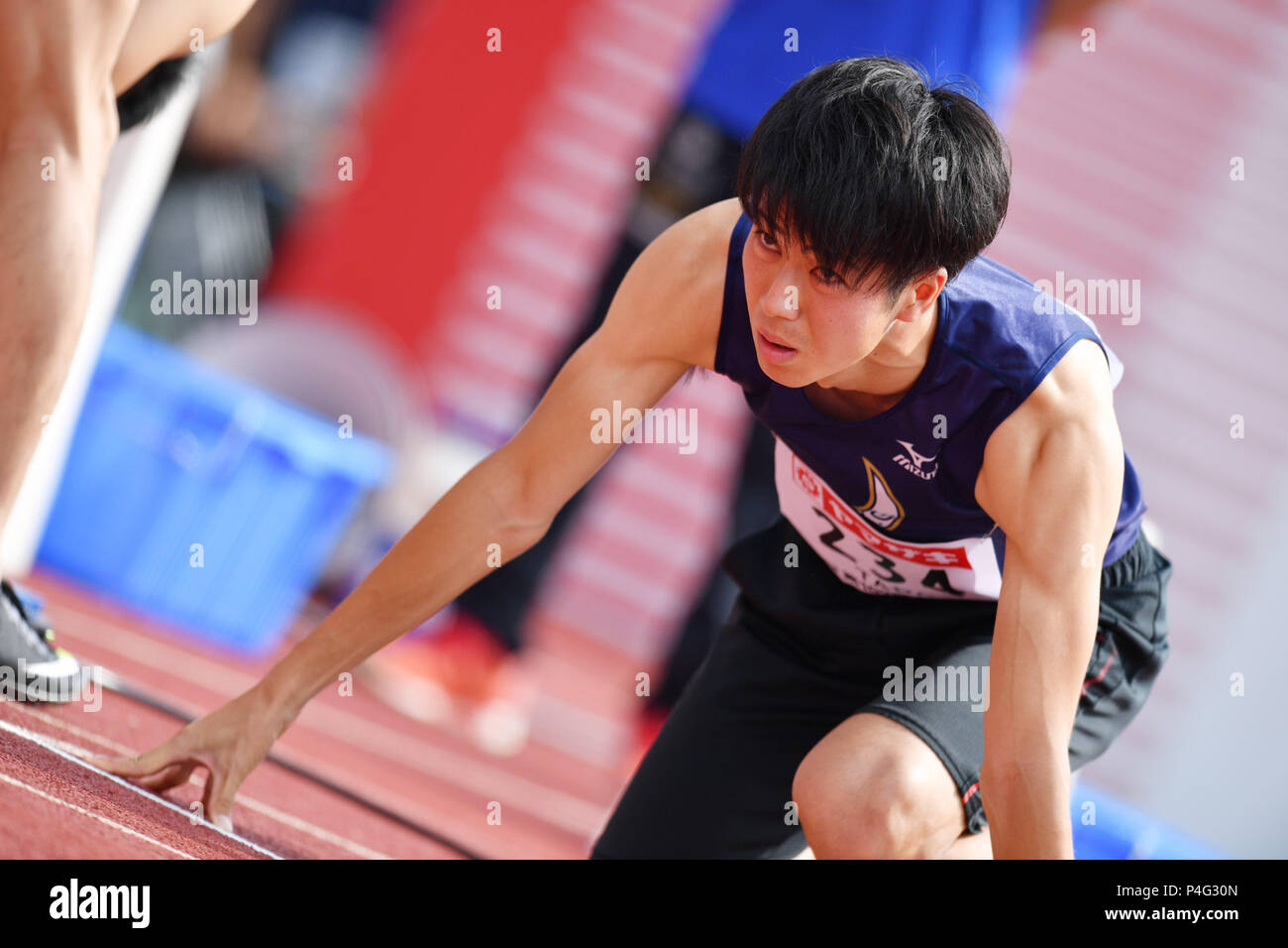 Ishin Me-Life Stadium, Yamaguchi, Japan. 22nd June, 2018. Shuhei Tada, JUNE 22, 2018 - Athletics ...