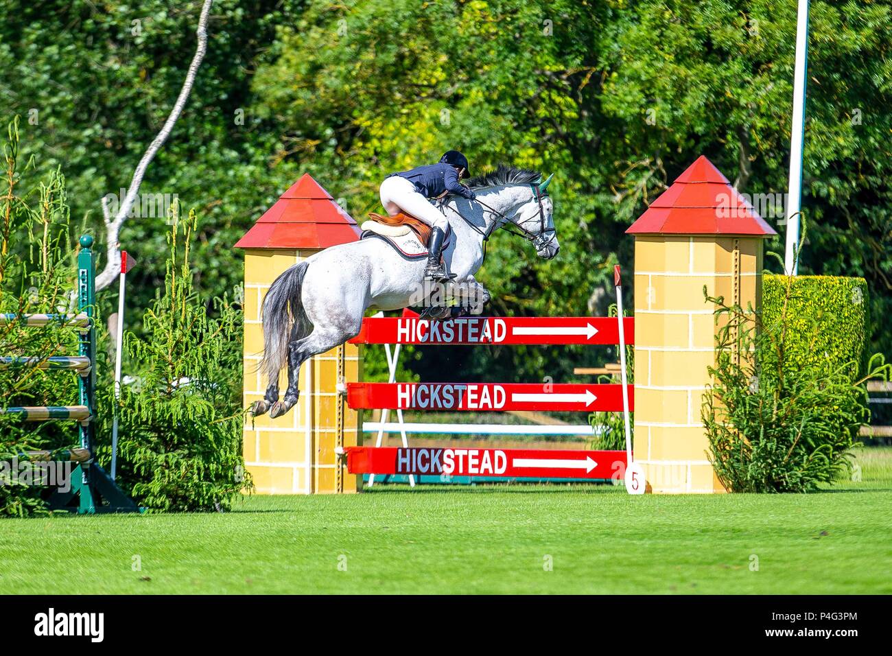 West Sussex, UK . 21st June, 2018. Tracy Priest riding Caristo VDL. GBR ...