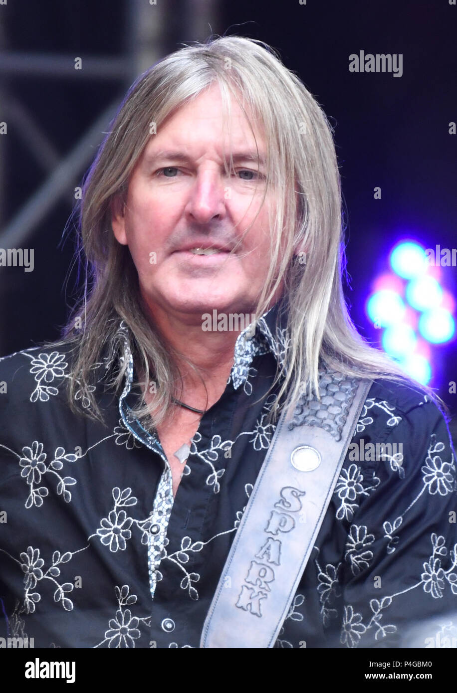 New York, NY, USA. 21st June, 2018. Mark "Sparky” Matejka of Lynyrd ...