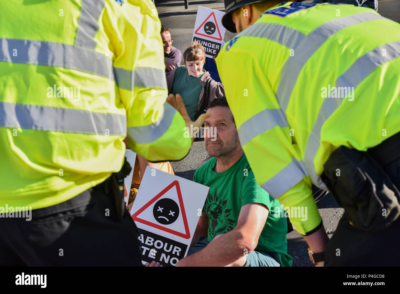 Parliament Square, London, UK. 22nd June 2018. 'Vote No Heathrow ...