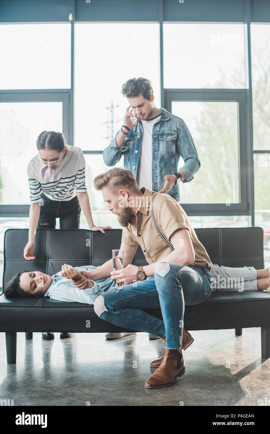 Fainted woman hi-res stock photography and images - Alamy