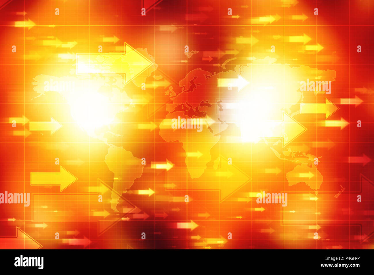 2d world map hi-res stock photography and images - Alamy