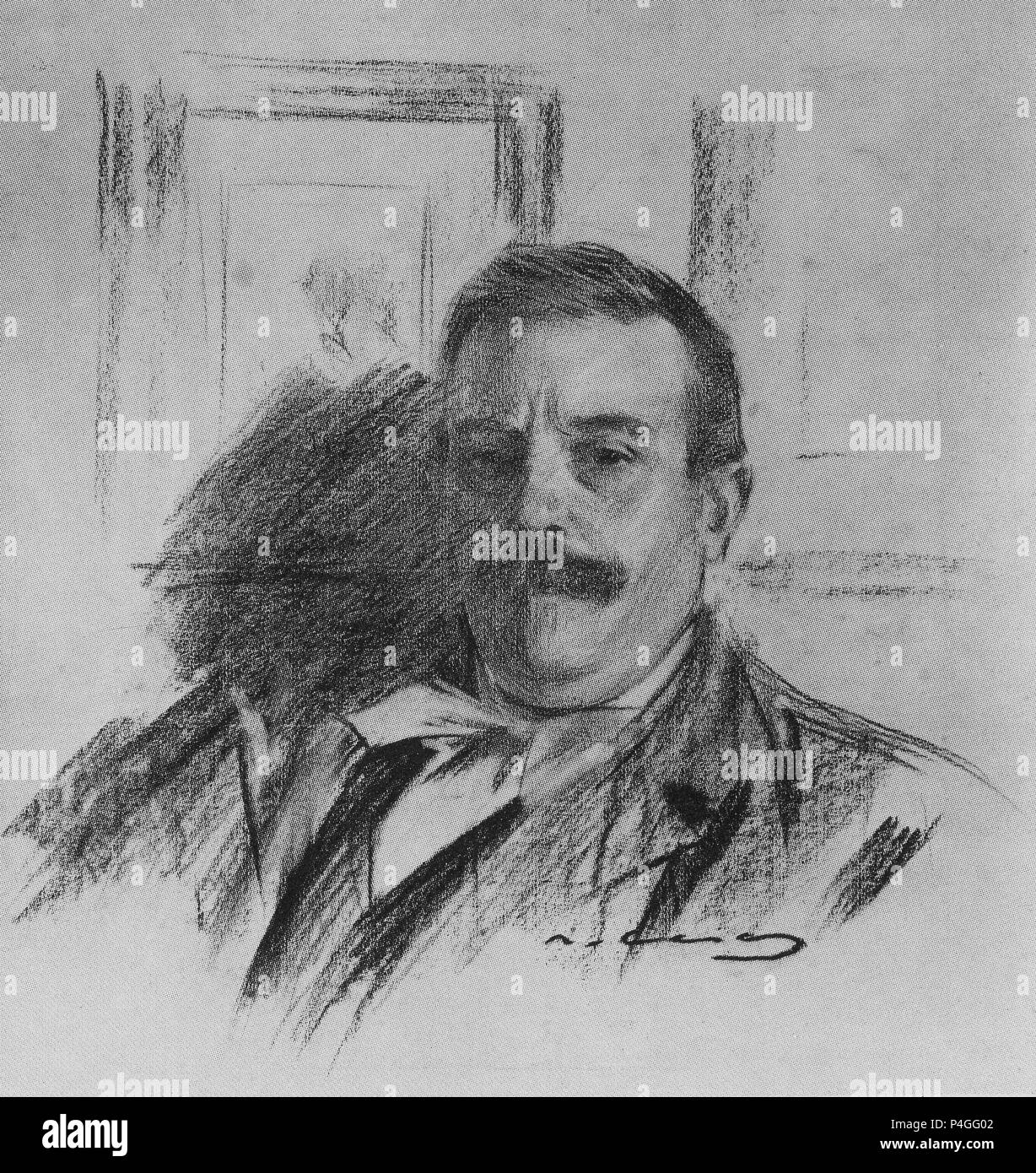 Retrato de ramon casas hi-res stock photography and images - Alamy