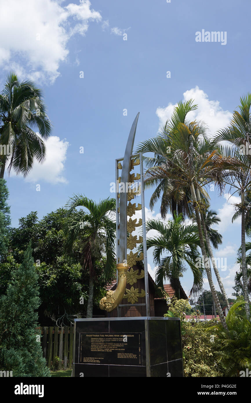 Pasir Salak Historical Monument located in Pasir Salak, Perak Stock ...