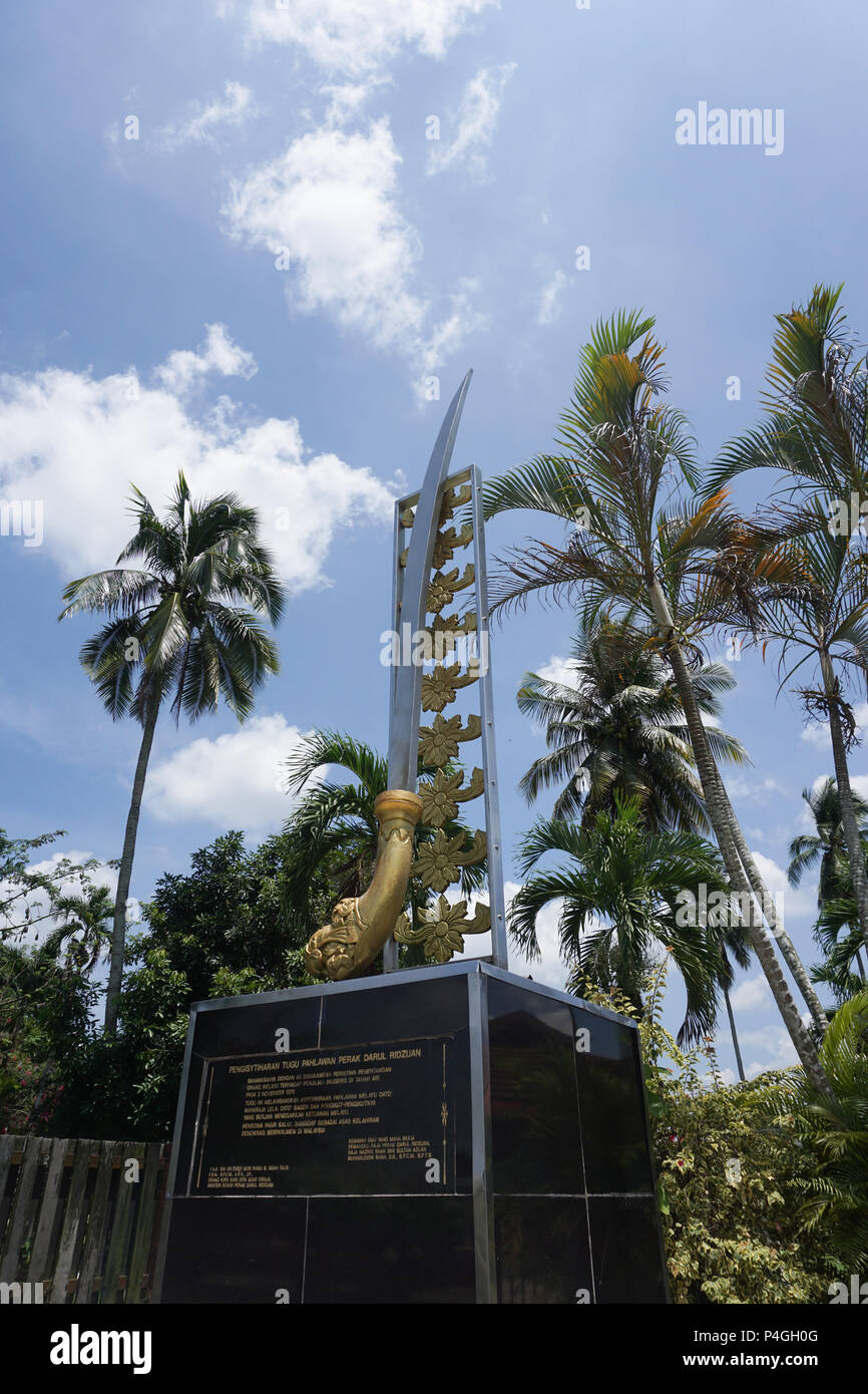 Pasir Salak Historical Monument located in Pasir Salak, Perak Stock ...