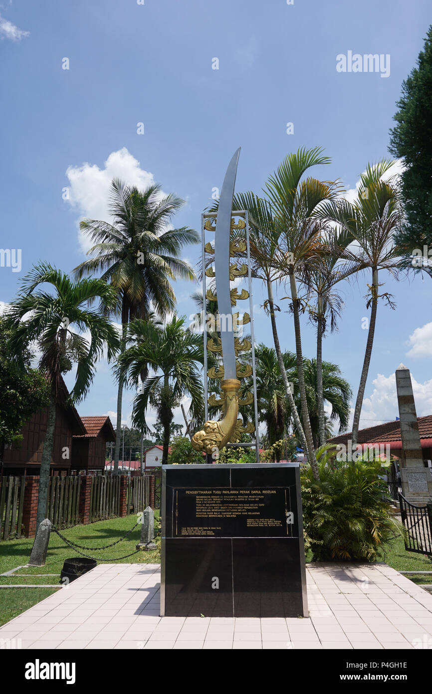 Pasir Salak Historical Monument located in Pasir Salak, Perak Stock ...