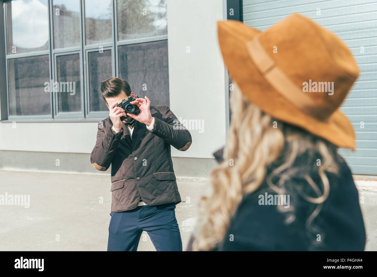 Photographing girlfriend hi-res stock photography and images - Alamy