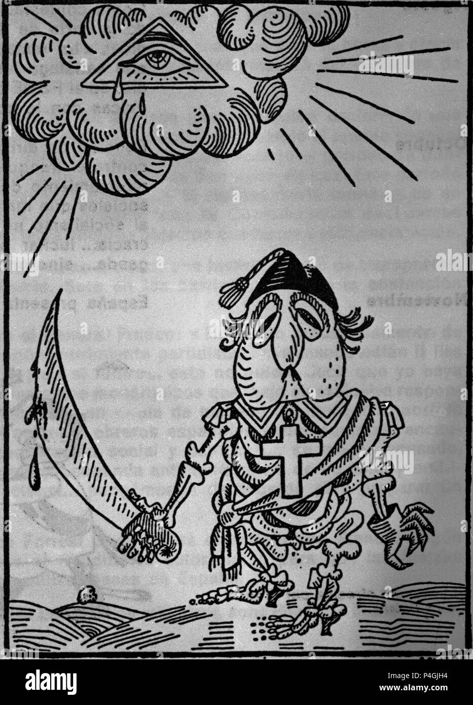 Spanish civil war cartoon hi-res stock photography and images - Alamy