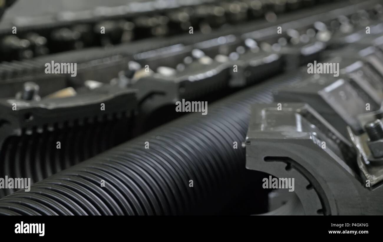 Manufacture of plastic water pipes. Manufacturing of tubes to the ...