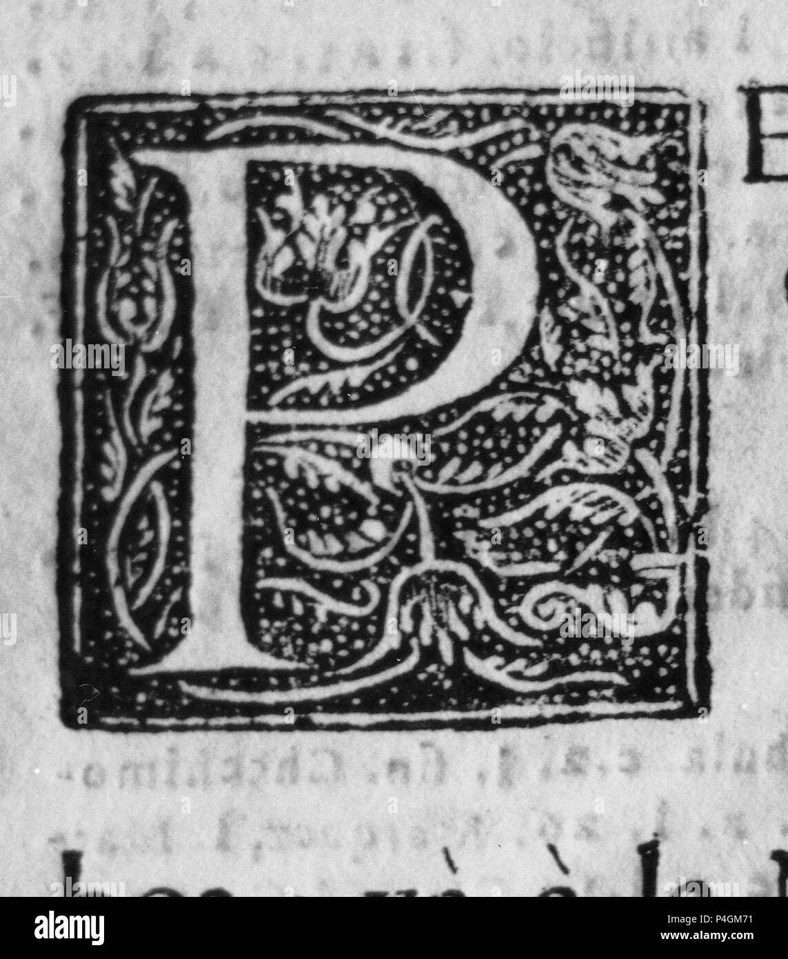 Letra capitular hi-res stock photography and images - Alamy