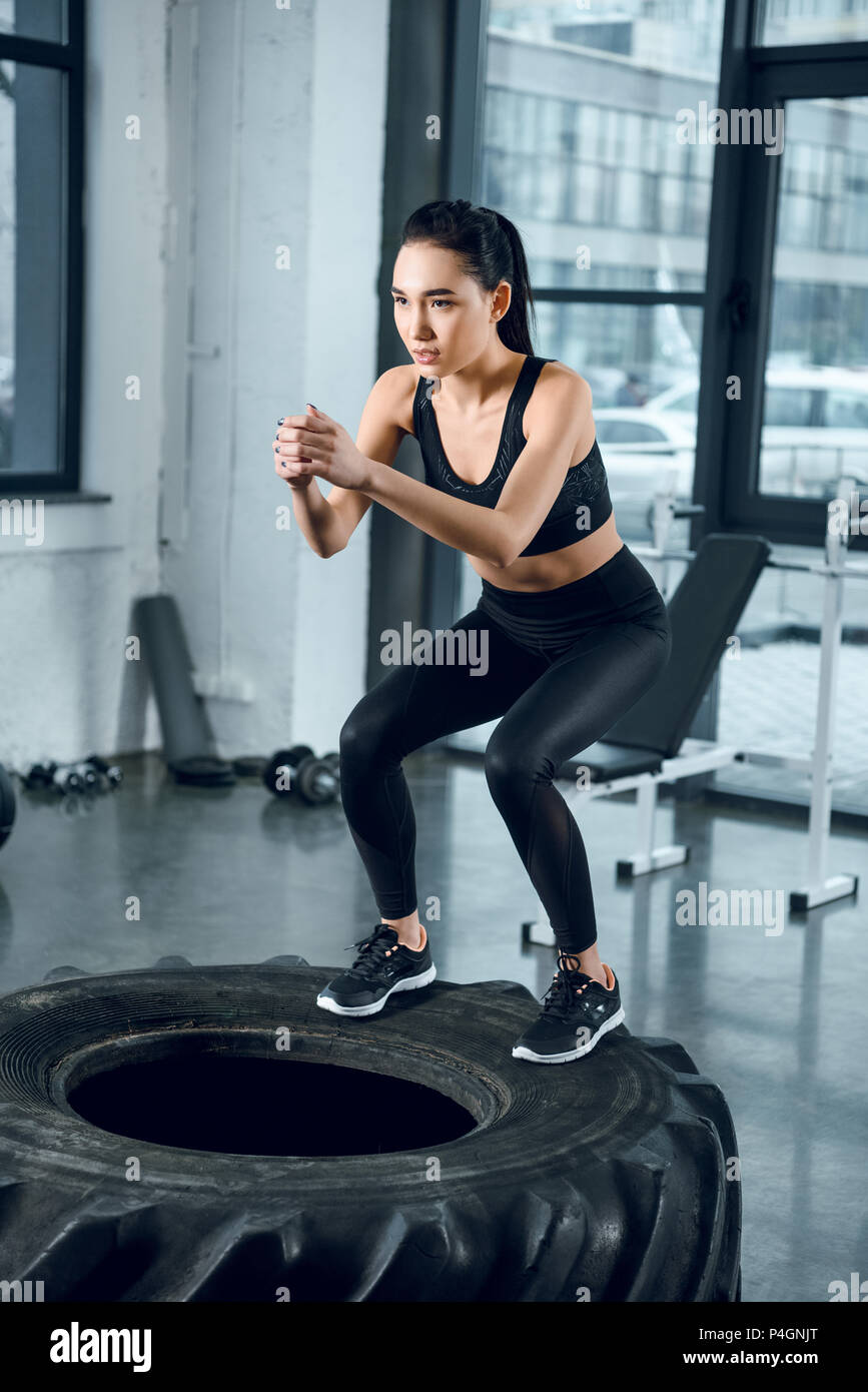Japanese woman jumping hi-res stock photography and images - Alamy