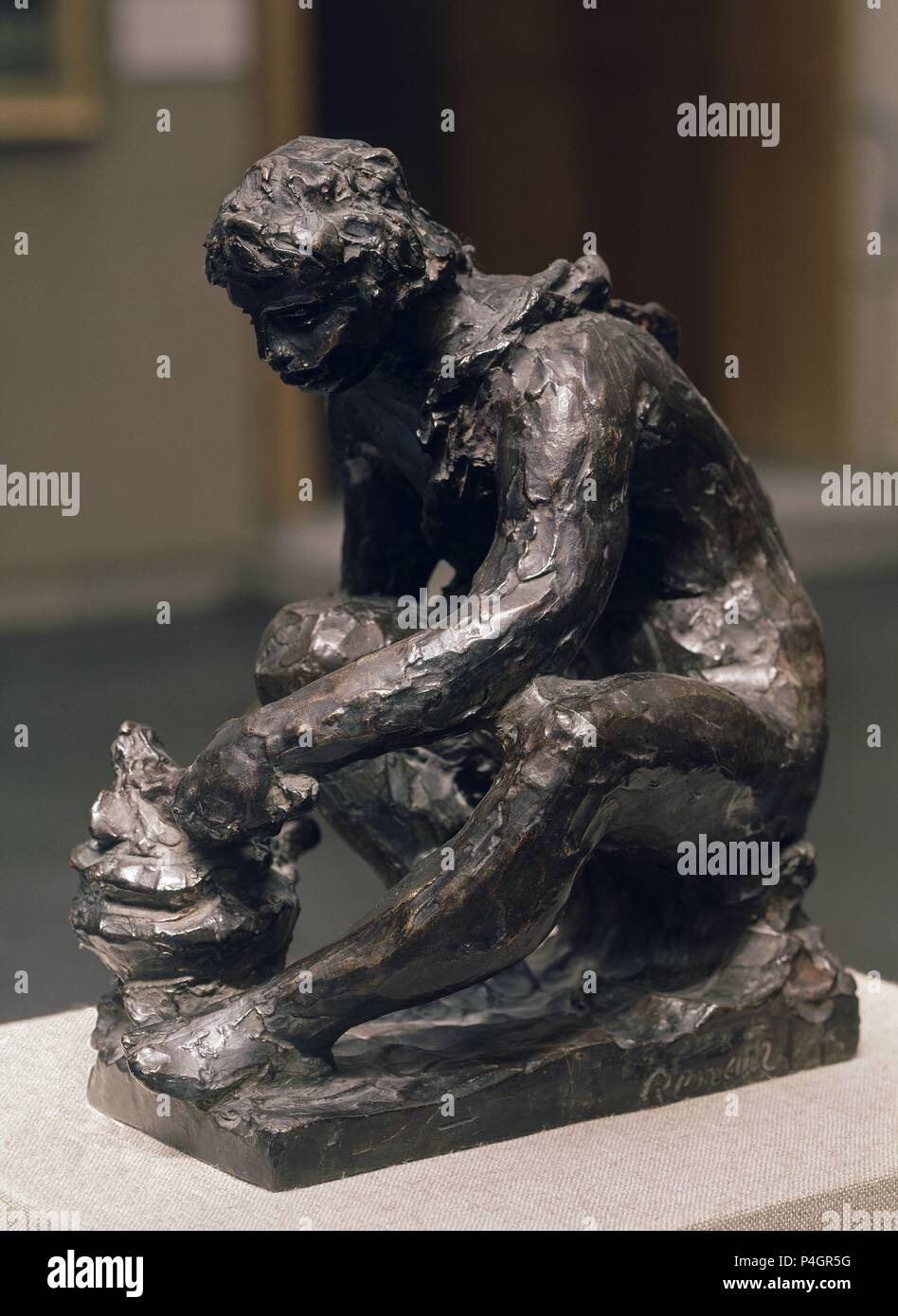 ESCULTURA-LA VENDEDORA. Author: Pierre Auguste Renoir (1841-1919 ...