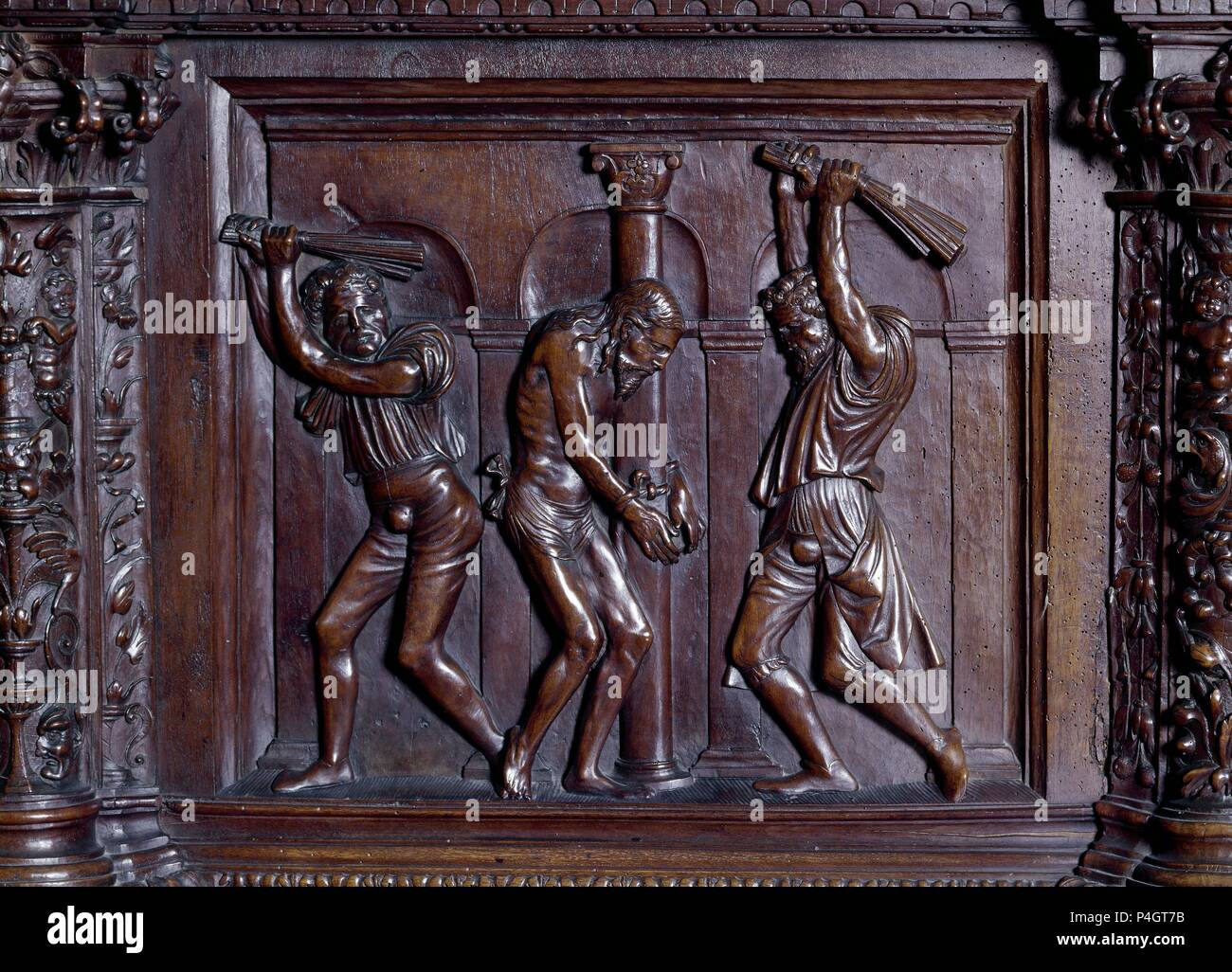 CRISTO AZOTADO. Author: Andrés de Nájera (16th cent.). Location: MUSEO ...