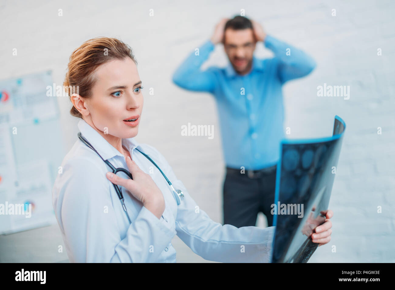 Shocked doctor hi-res stock photography and images - Alamy