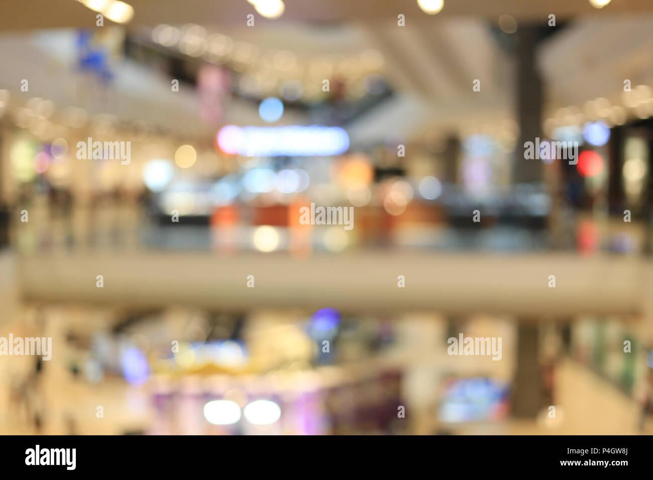 Blur of department store background for design backdrop in your work ...