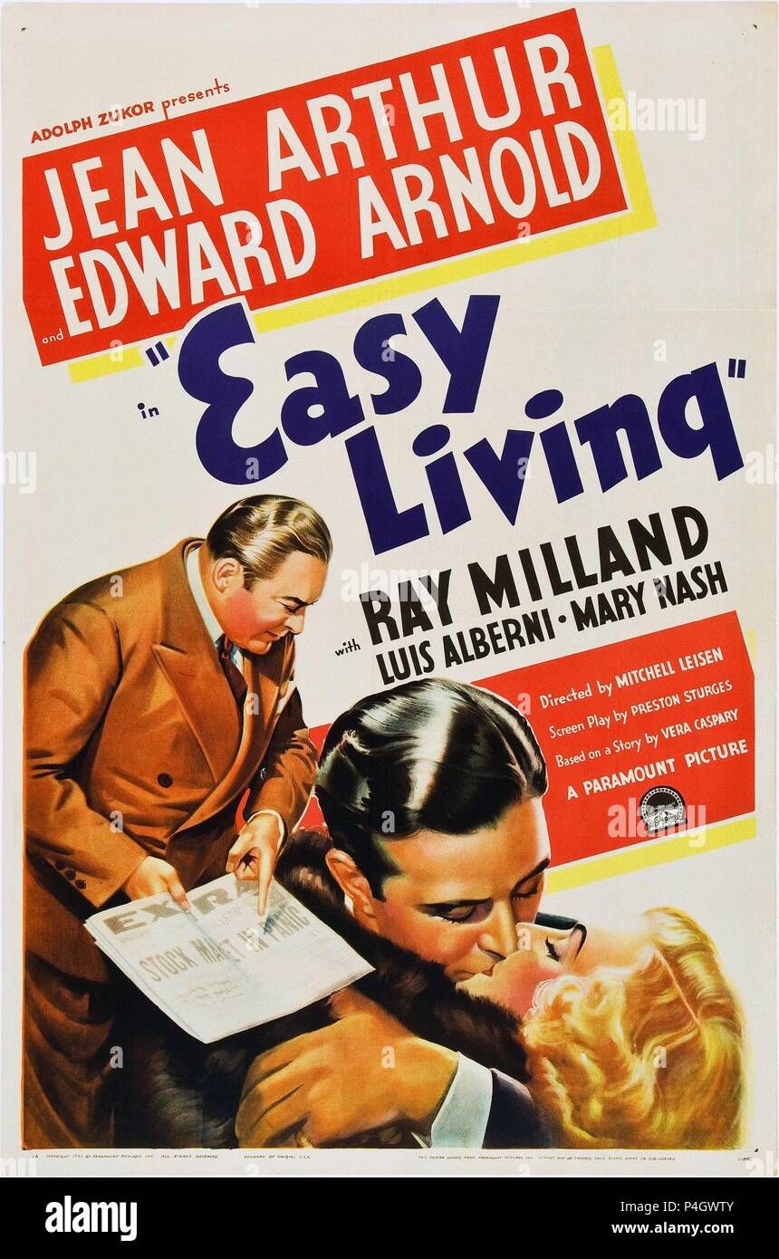 Original Film Title: EASY LIVING. English Title: EASY LIVING. Film ...