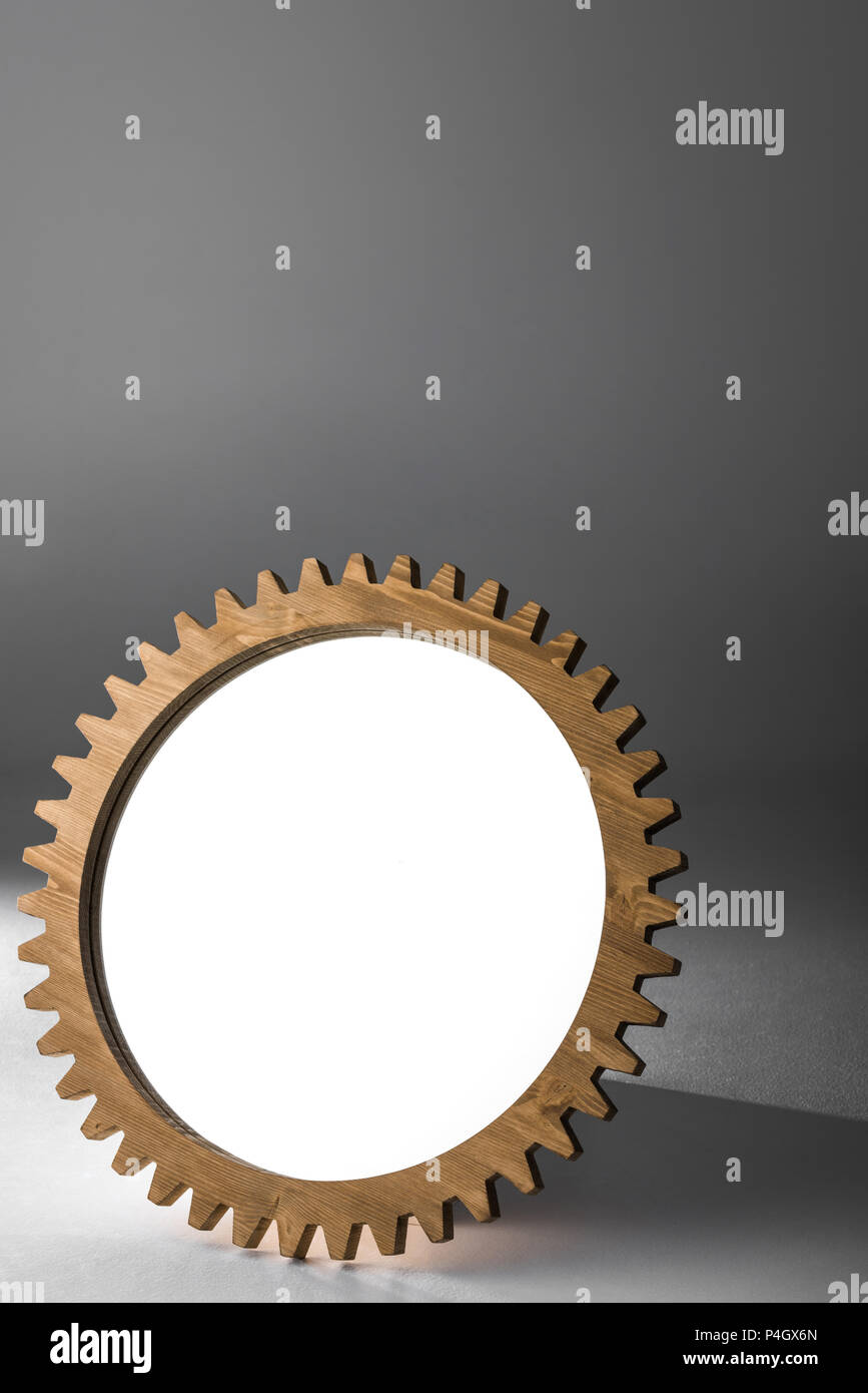 Wooden cogwheel hi-res stock photography and images - Alamy