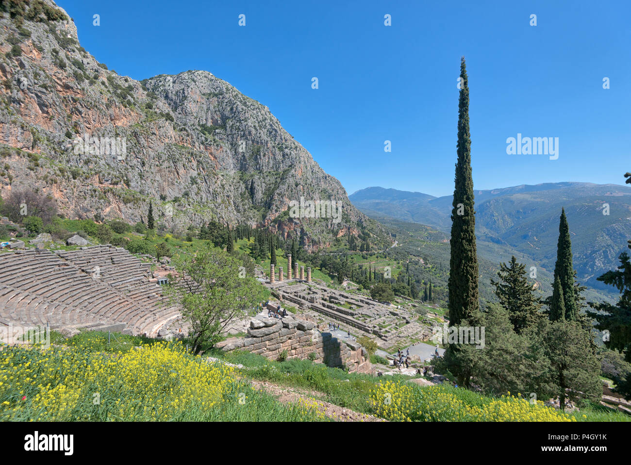 Temple of delphi athens hi-res stock photography and images - Alamy