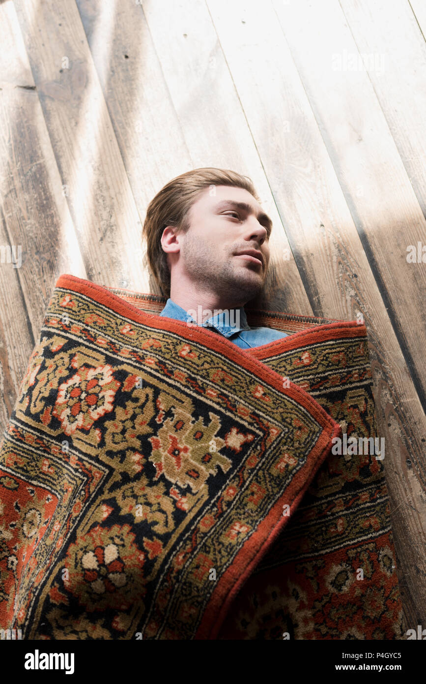 Rug lying hi-res stock photography and images - Alamy