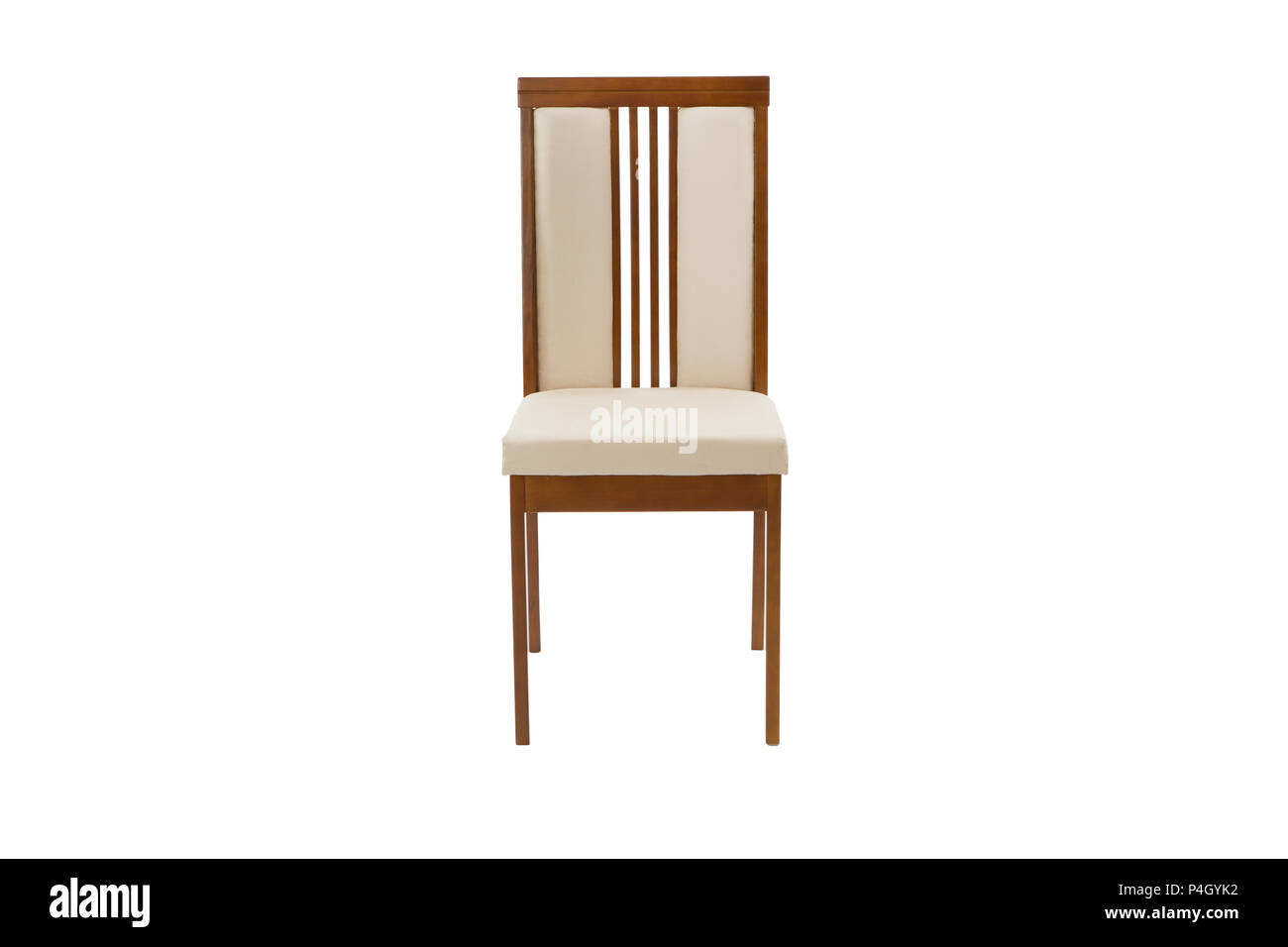 Wood chair. Object isolated of white background Stock Photo - Alamy