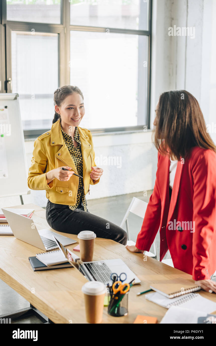 Professional business colleagues women in modern office Stock Photo - Alamy
