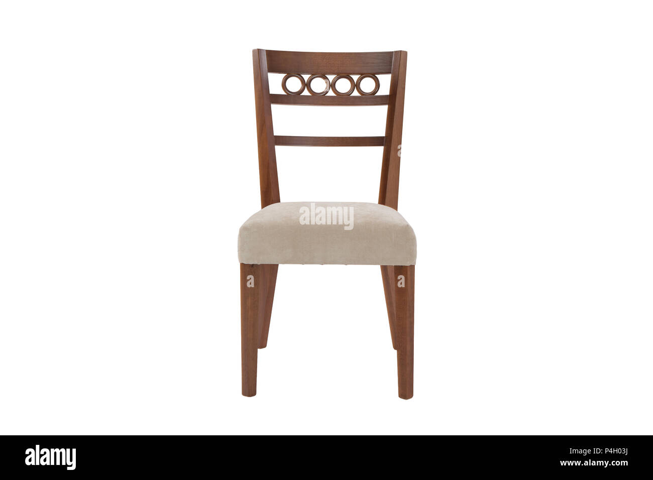 Wood chair. Object isolated of white background Stock Photo - Alamy