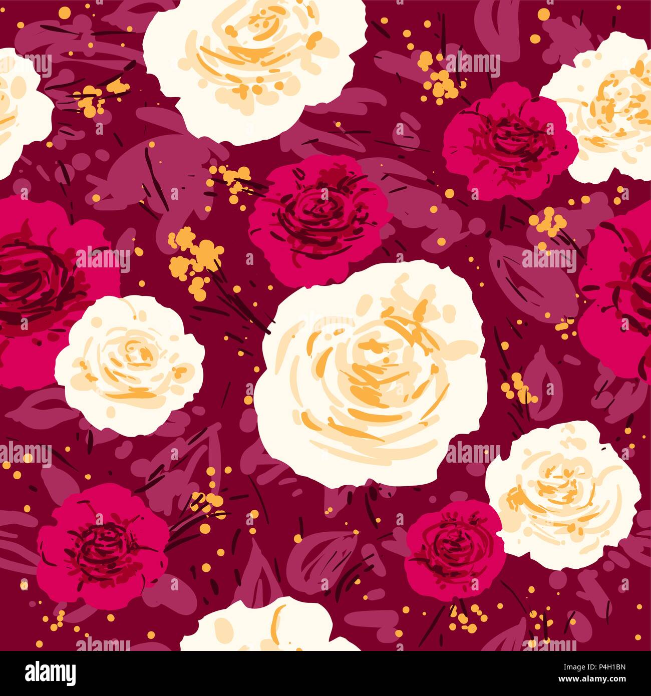 Beautiful wedding flowers Stock Vector Images - Alamy