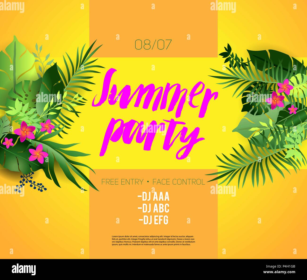 By the sea party Stock Vector Images - Alamy